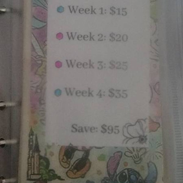 Minimalist Low Income Savings Challenge Printable, Monthly Money Saving ...