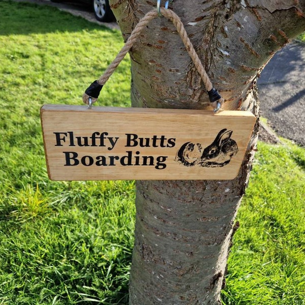 Personalised Fairy Pixie Sign House Name Plaque Solid Wood Porch ...