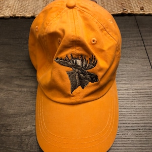 MOOSE HAT One Embroidered Wildlife Men Women Cotton Baseball Cap Price ...