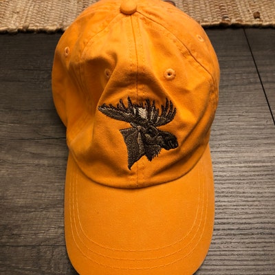 MOOSE HAT One Embroidered Wildlife Men Women Cotton Baseball Cap Price ...