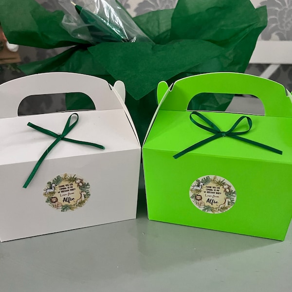 Pack of 5 - Treat Boxes Cupcake Gift Party Loot Bag Wedding Children ...