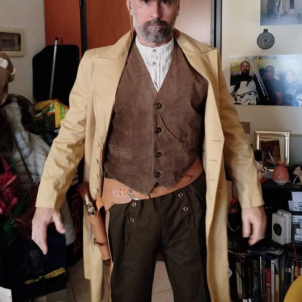 Men's Gothic Steampunk Ringmaster Costume - Magician Clown Halloween ...