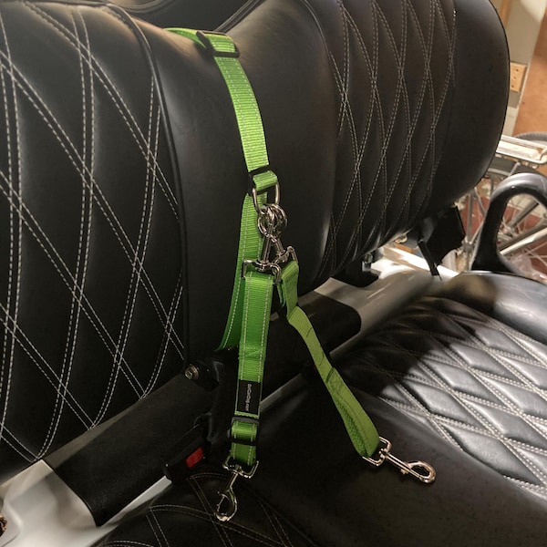 Golf Cart Tether for Dogs - K9 Copilot® TAKE TWO - Dual Tether System ...