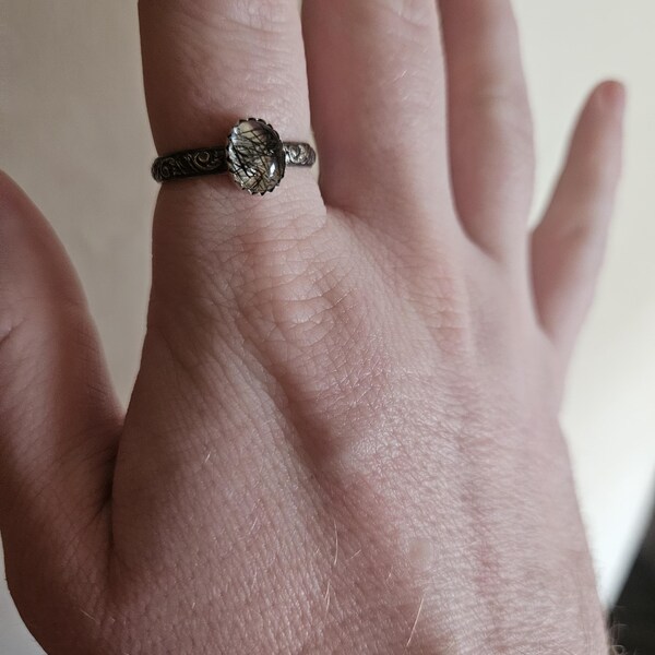 8 Pointed Star Ring-sterling Silver or 10K/14K Yellow Gold-realtas ...
