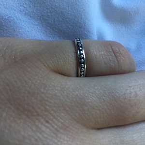 Dot Ring, Sterling Silver Dot Ring, Circle Ring, Stacking Ring, Silver ...