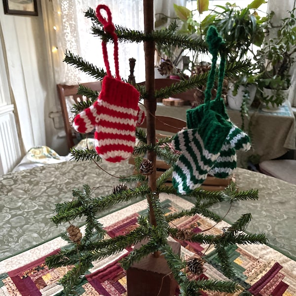 Tiny Sock Ornaments Set of Two - Etsy
