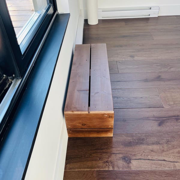 WALNUT STOOL, Foot Rest, STEP Stool, Personalized Small 4 Leg Wooden ...