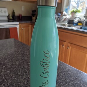 Monogrammed Water Bottle, Free Shipping, Personalized Water Bottle ...
