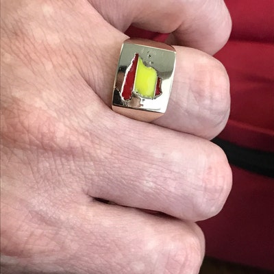 Red Star Sterling Silver Communist Crest Pendant Hammer and - Etsy