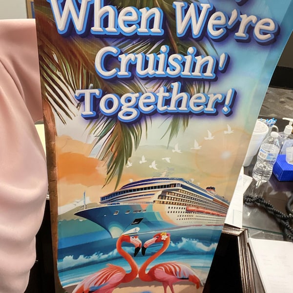Personalized Cruise Cabin Door Banner | Custom Vacation Decoration Sign ...