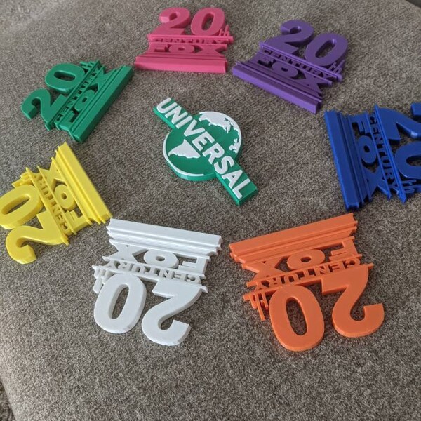 Universal Studio Style Logo Sign (3D Printed, Stocking Stuffer) - Etsy