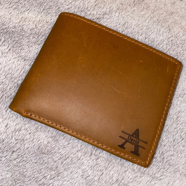 Personalized Men's Leather Wallet - Custom Engraved,personalized ...