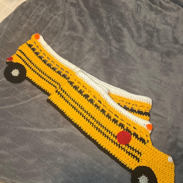 School Bus Scarf Pattern - PDF PATTERN ONLY! - Etsy