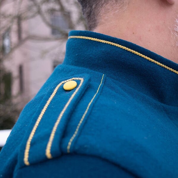 Sunshine Yellow Fabric Cover Buttons -11 Cloth Covered Shank Buttons 2 ...