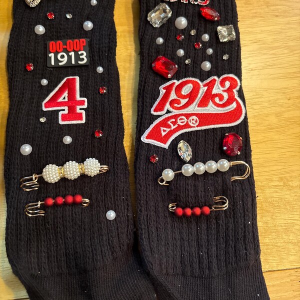 Junk Charm Slouch Socks Denim Themed | Comfortable Socks With Charms ...