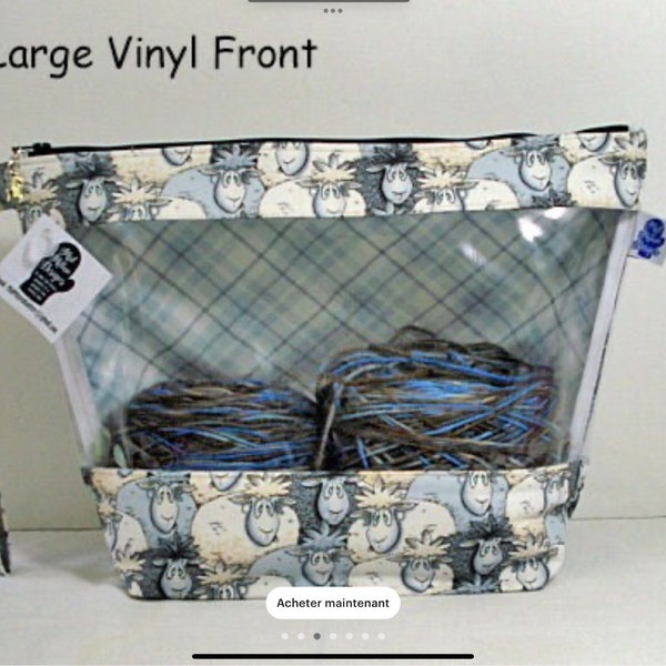 Paint Box Project Tote; Yarn Tote, Project Bag, Shoulder Strap ...