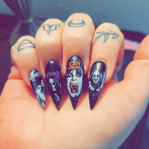 Ozzy Inspired Waterslide Nail Decals - Etsy