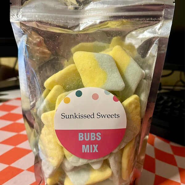 500 Kg Dazzling BLUE Mix Sweet Bubs Swedish Candy Assorted Mix, SHIPS ...