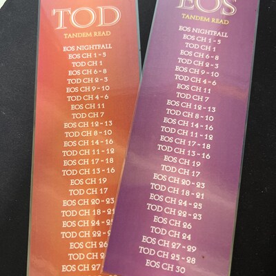 Throne of Glass Tandem Read Bookmarks Set of 2 Matches New Covers ...