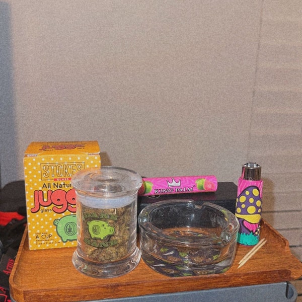 Cubbi Glass Stash Box - Smell Proof Airtight Jars - Funky Glass Stoner ...