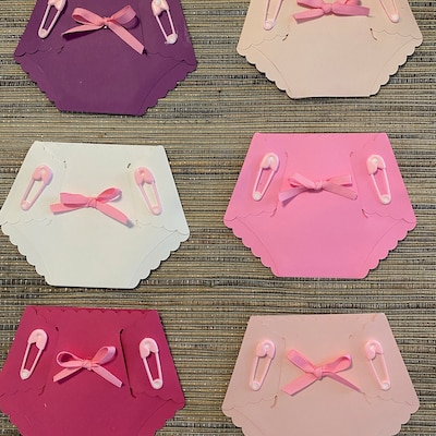 3 Diaper Card Templates Digital Cut SVG DXF Files Baby Shower ...