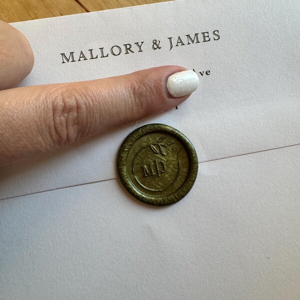 Custom Wax Seal Logo Stickers,40 Logo Series Designs,handmade Self ...