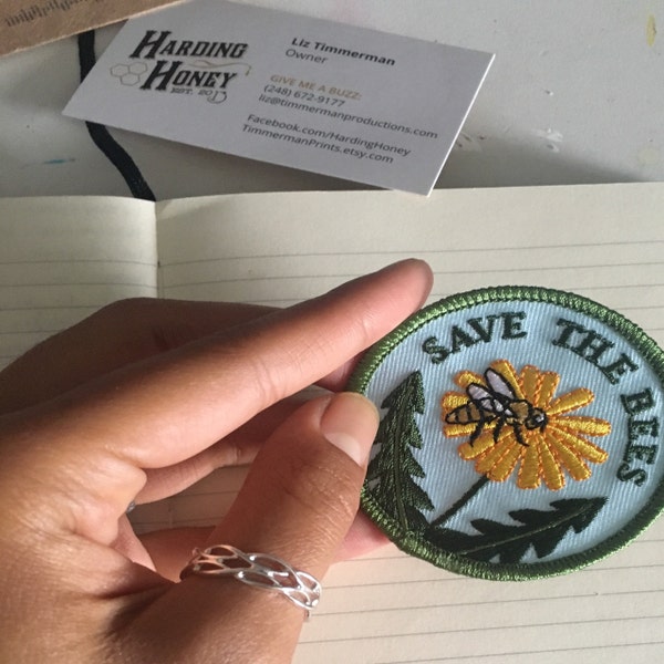 Save the Bees Embroidered Scouting Patch - Etsy