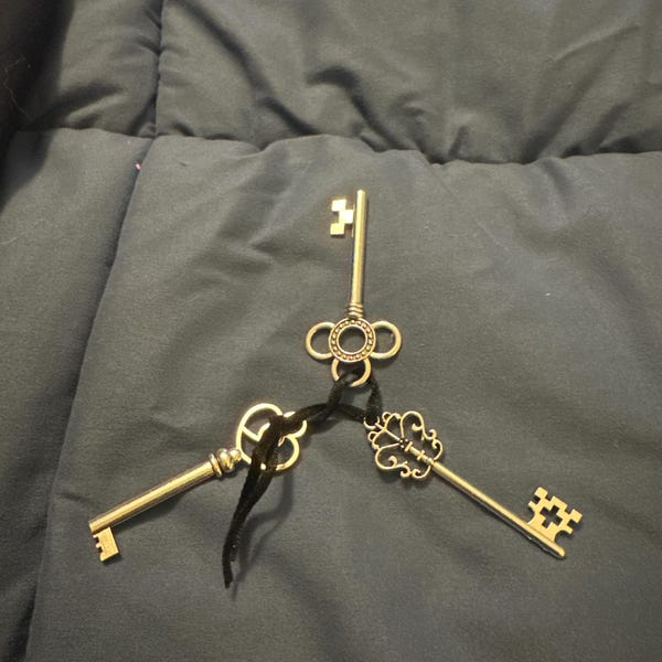 Hecate Silver 3 Key Set | Goddess Hekate | Maiden Mother Crone | Evil ...