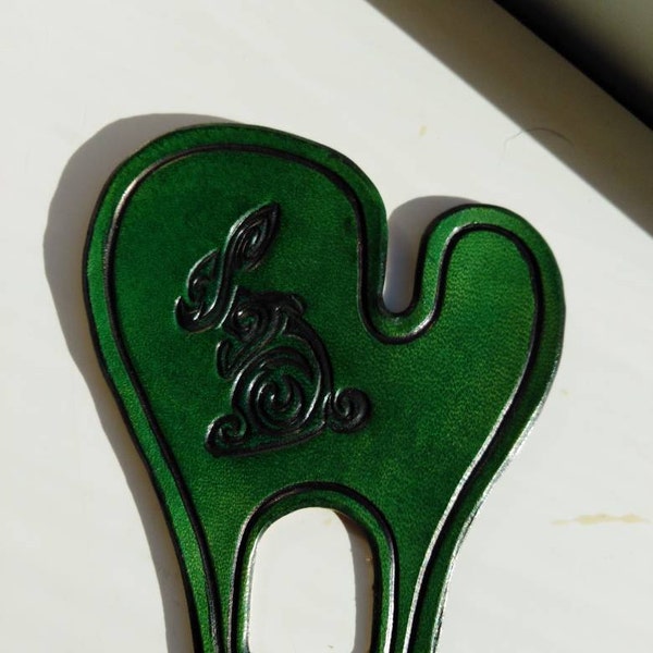 Leren vingertab boogschieten - Etsy België