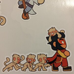 LMK Macaque and Monkeys 3 Inch Tall Matted Sticker - Etsy