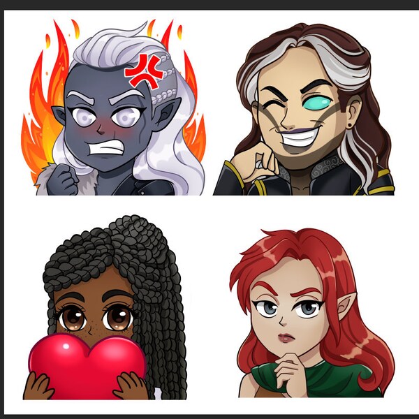 Custom Twitch Emotes, Gaming Emotes, Custom E-sports Emotes, Chat ...