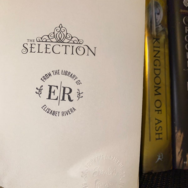 Custom Book Stamp | This Book Belongs to | From the Library of ...