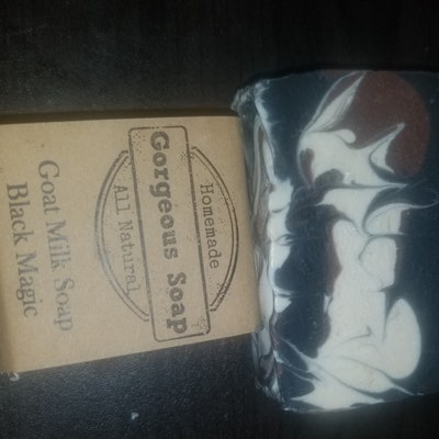 Black Magic Goat Milk Soap All Natural Soap, Handmade Soap, Homemade ...