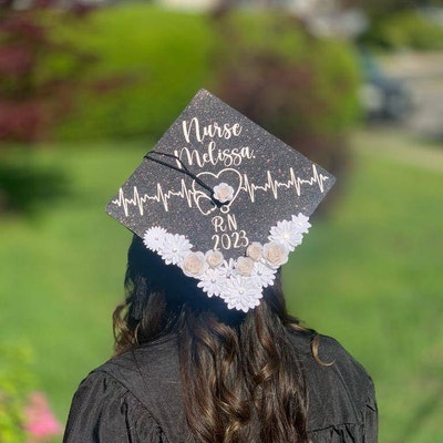 Mexico Graduation Cap Topper/ Latino Graduation Cap/ Floral - Etsy