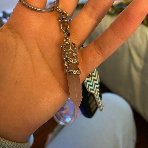 Crystal Keyring, Gemstone Keychain, Gift for Her and Him, Tree of Life ...