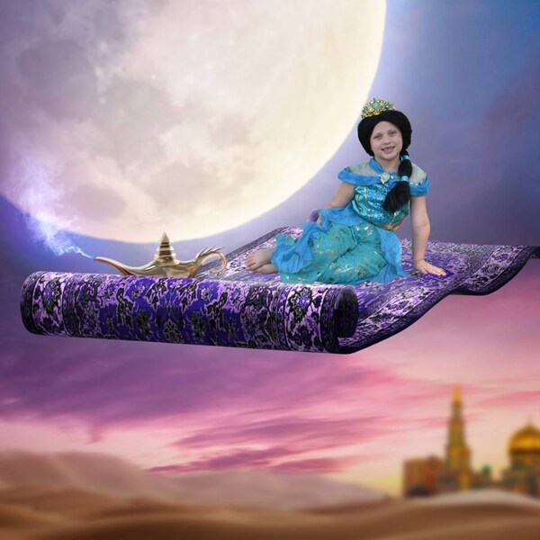Magic Flying Carpet Digital Background - Etsy