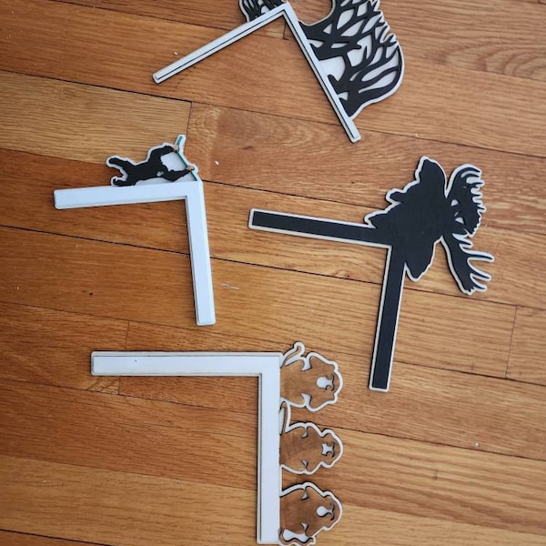 315 Svg Dxf Door Corner Topper Bundle Wall Decor Frames Wood Metal ...