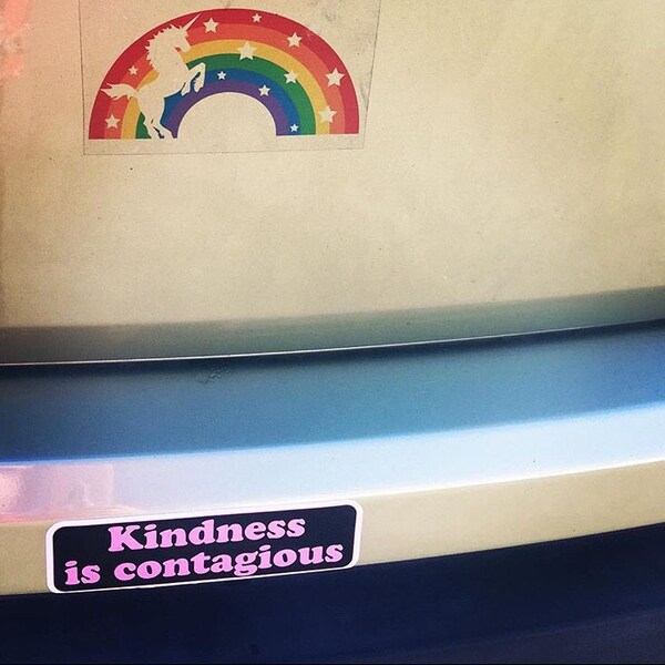 Kindness is Contagious Bumper Sticker - Etsy