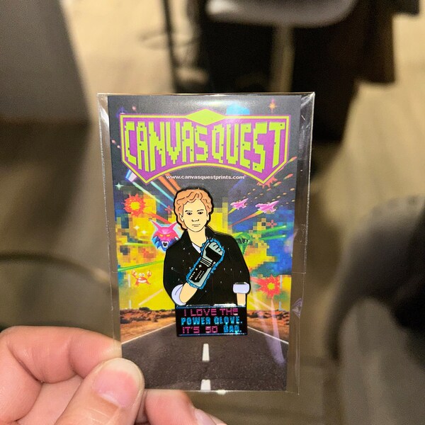 The Wizard Lucas Barton I Love the Power Glove. Its so Bad Enamel Pin ...