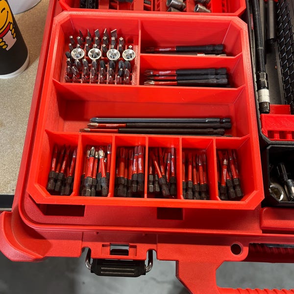 Jonah Pope Design 3d Printed Impact Driver Bit Organizer Organizer ...
