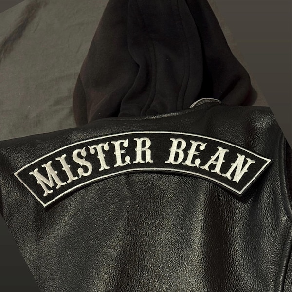 Custom Biker Patch Set, Motorcycle Club Rockers, Iron-on Backpatch ...