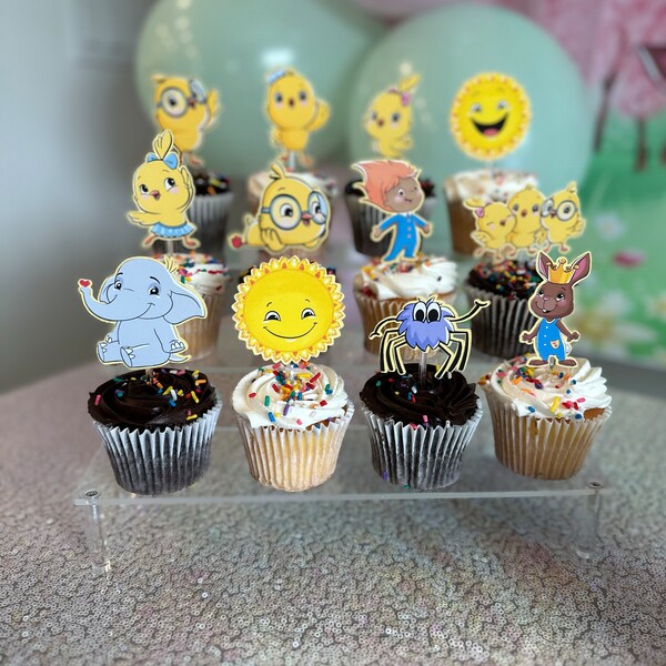 Set of 12 Cupcake Toppers | Canticos Theme Party | Canticos Birthday ...