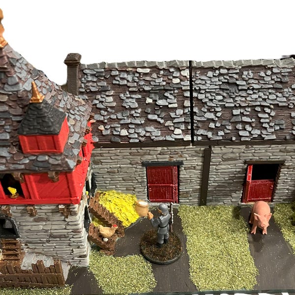 Underdark Keep, Dark Elf, Tower Keep, Dnd Terrain, Tabletop Scenery - Etsy