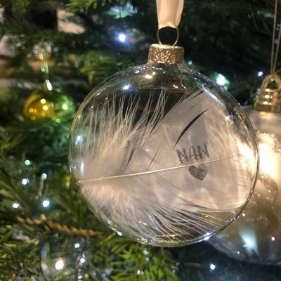 A Box of 6 Flat Glass Round Empty Baubles to Make Your Own - Etsy UK