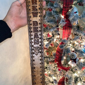 Belt End Template for Leather Working - Etsy