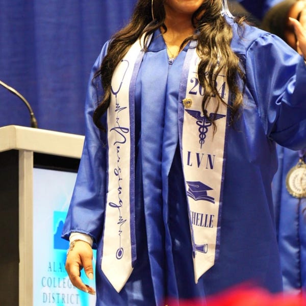 Customized Nursing Stole, RN Stole Nursing Stole Graduation 2025 ...