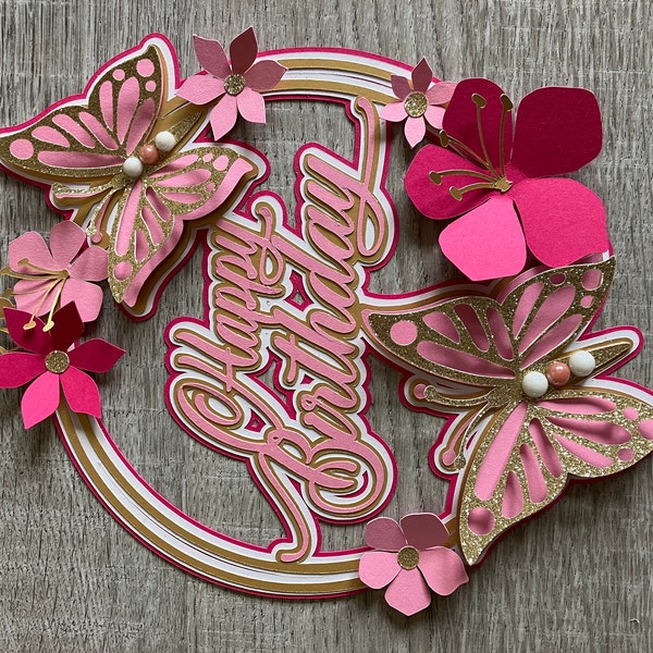 Hello 2025 Cake Topper SVG, Happy New Year, 2025 Cake Topper, Welcome ...