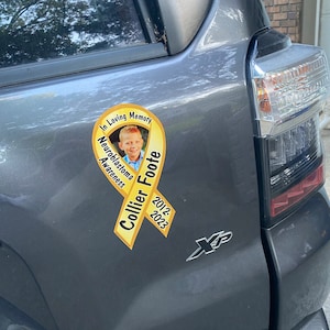 Personalized Opioid and Overdose Awareness Ribbon Magnet Add - Etsy