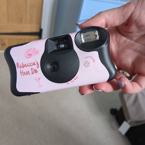 WRAP ONLY B&w Custom Kodak Disposable Camera Wrap Custom Camera Sticker ...