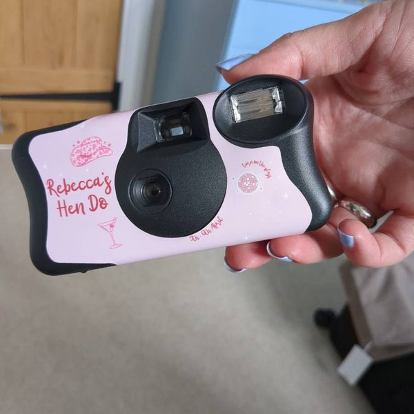 WRAP ONLY - Custom Kodak Disposable Camera Wrap - Pink - Custom Camera ...